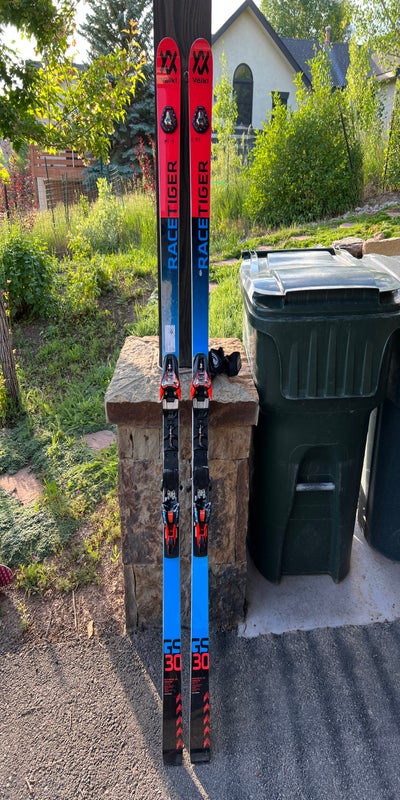 Volkl Racetiger World Cup Race Stock Downhill Skis with Bindings Max ...