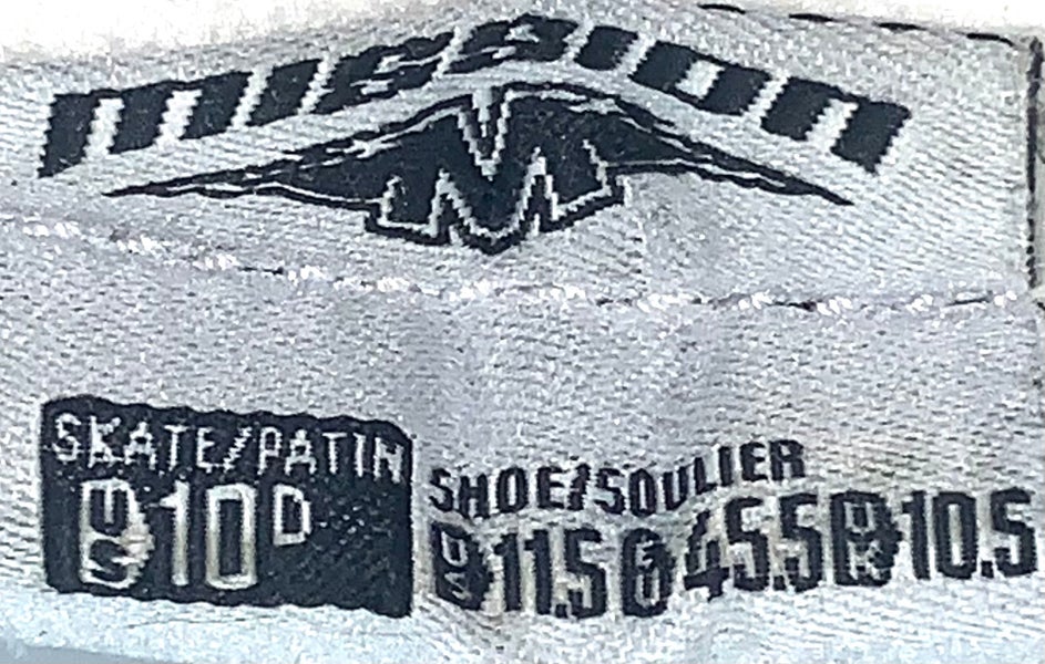 Mission AXIOM T10 Revolt Hockey Inline Skates Men's 10 D (11.5 US Men ...