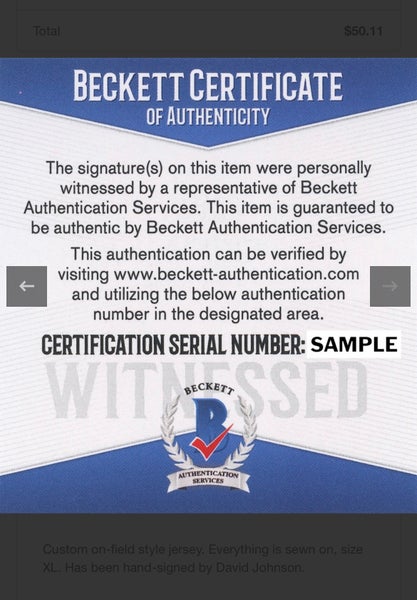 David Johnson signed jersey | SidelineSwap | Buy and Sell on SidelineSwap