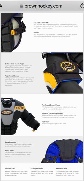 John Brown Hockey Elite Custom Chest Protector | SidelineSwap | Buy and ...
