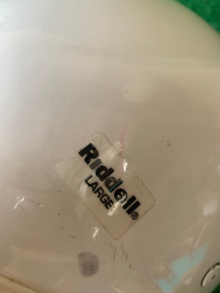 Youth Large For Parts Only - Riddell Revolution Football Helmet - White ...