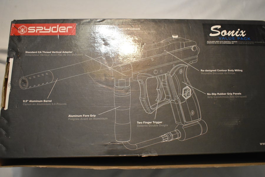 Spyder Sonix Paintball Marker w/Mask | SidelineSwap | Buy and Sell on ...