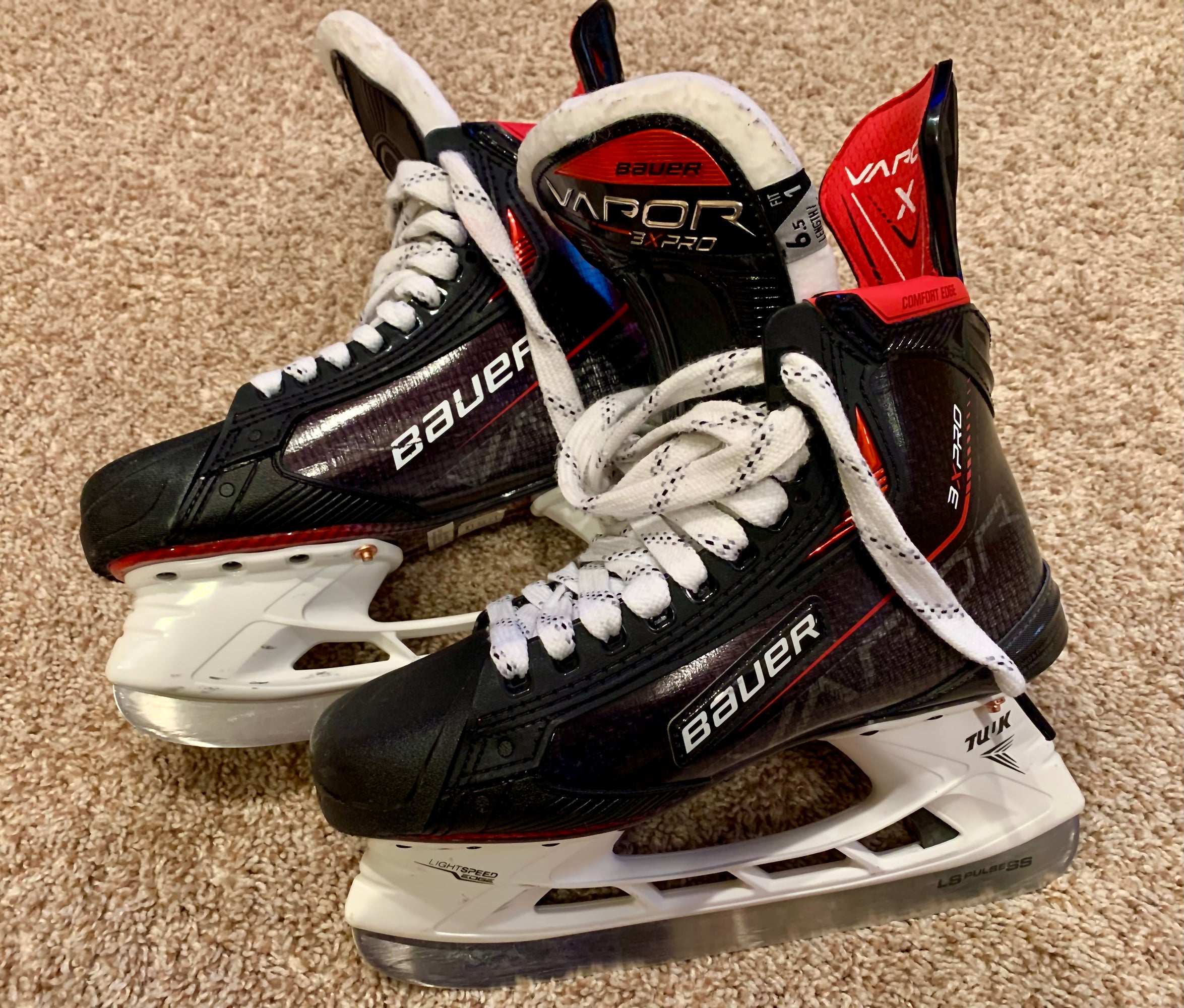 Bauer Vapor 3X Pro Hockey Skates Size 6.5 (Excellent Condition ...