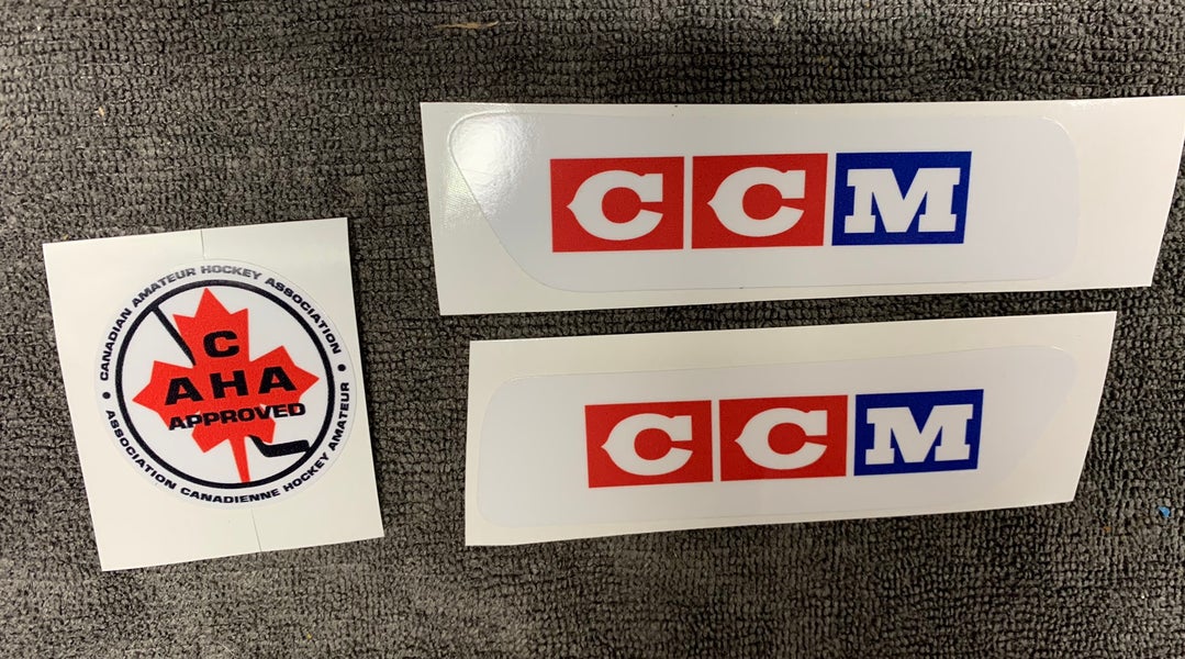CCM HOCKEY HELMET REPLACEMENT FOAM BUMPER DECALS HELMET IN PICTURE NOT ...