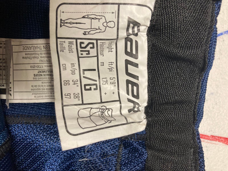 Blue Used Large North Shore Vipers Bauer Pant Shell | SidelineSwap ...