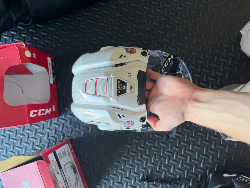 CCM helmet and full face shield | SidelineSwap | Buy and Sell on ...