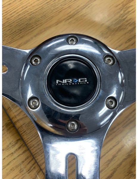 Slightly Used NRG Innovations Retractable Steering Wheel | SidelineSwap ...