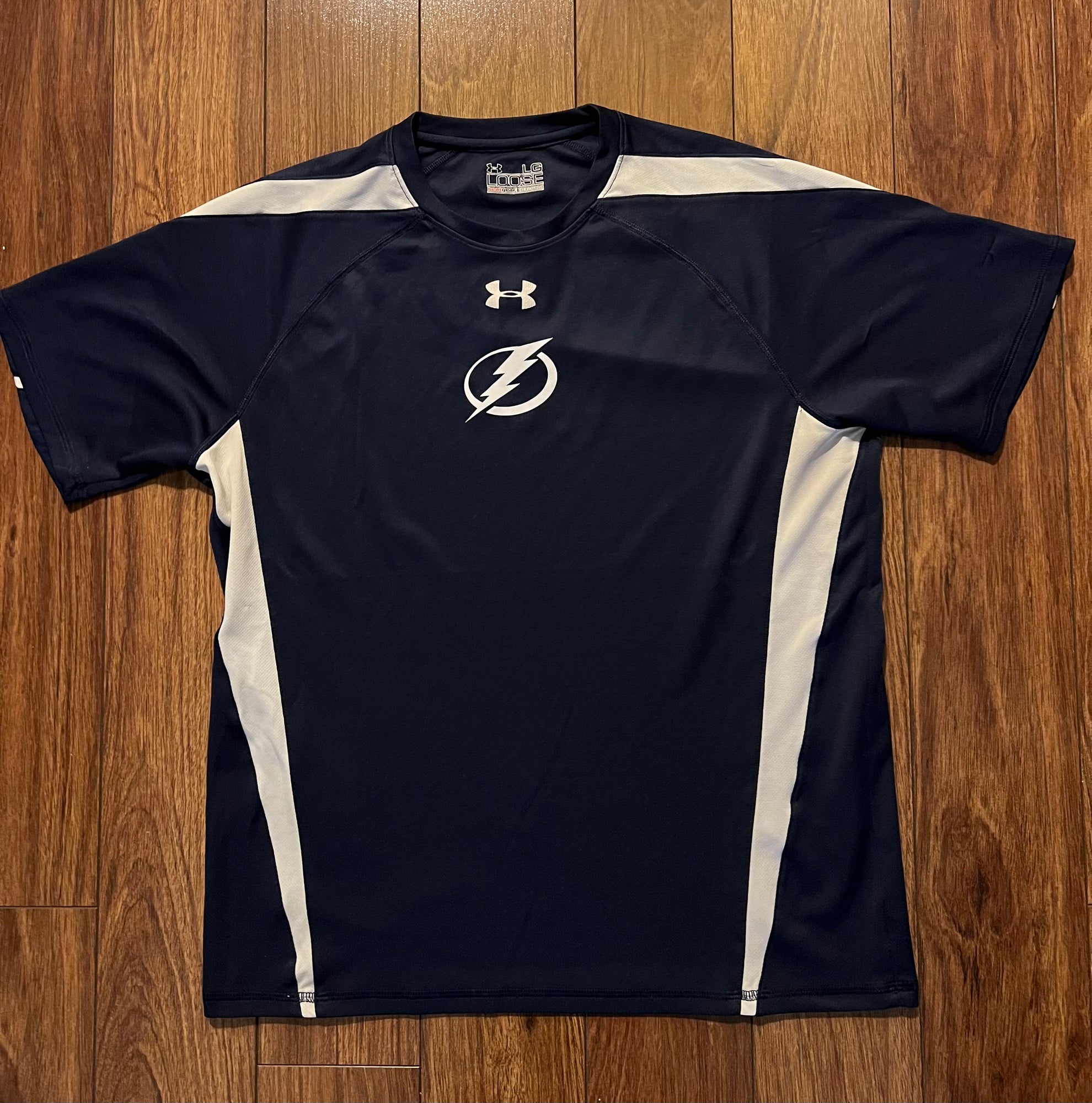 Tampa Bay Lightning Under Armour Shirt Pro Stock Team Issue | SidelineSwap