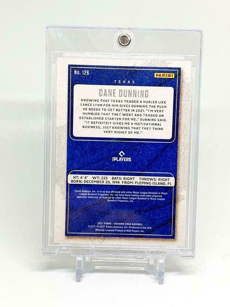 2021 Panini Diamond Kings FOTL Wood Frame RC DANE DUNNING SP /15 Texas ...