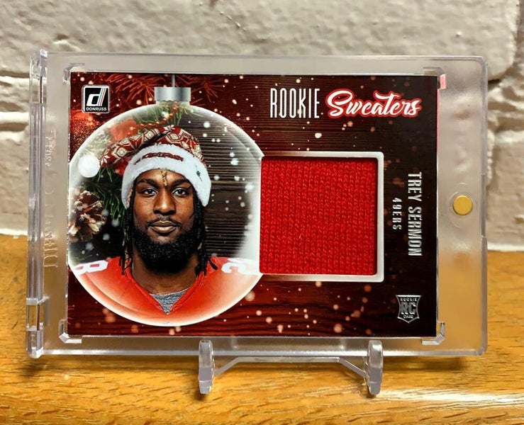 2021 Donruss Rookie Sweaters Trey Sermon RC Patch - San Francisco 49ers ...