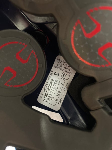 Small Navy CCM Resistance Pro Stock Helmet w/Visor | SidelineSwap | Buy ...