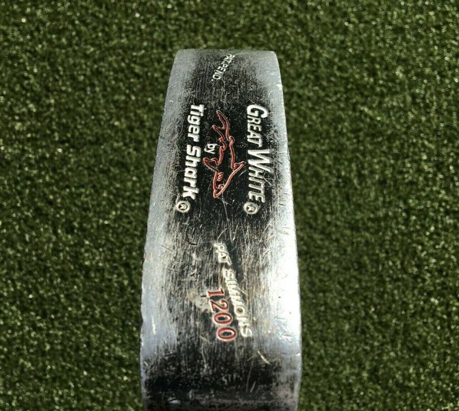 Tiger Shark Great White 1200 Putter / RH / Steel ~35" / Nice Grip ...