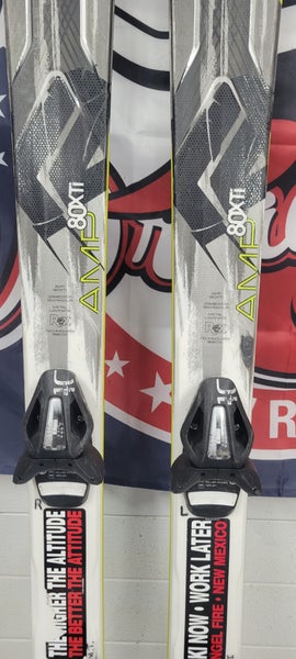 Used Men's 2016 K2 156 cm All Mountain AMP 80 XTI Skis With Bindings ...