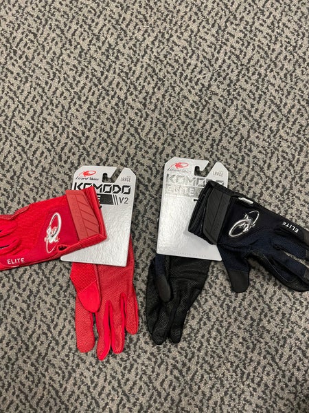 2-Pack LIZARD SKINS Komodo Elite Adult Large batting gloves ...