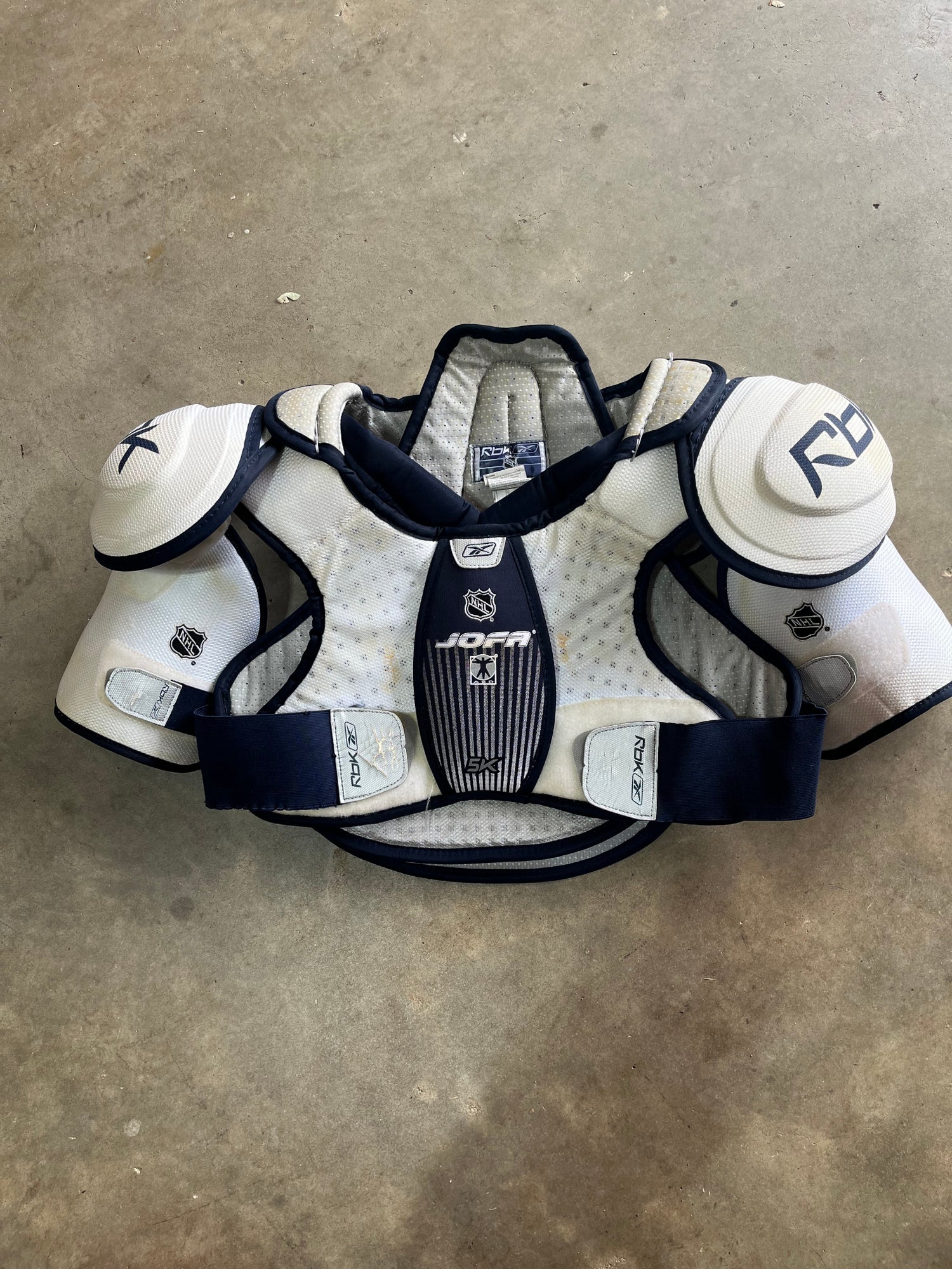Pro Stock RBK Jofa Shoulder Pads, Large, Used. | SidelineSwap