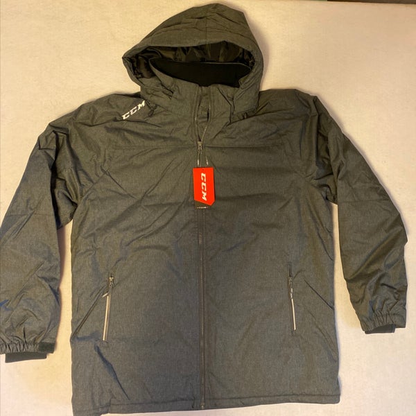 NEW CCM Team Winter Jacket, Dark Gray Heather, Sr. XL | SidelineSwap ...