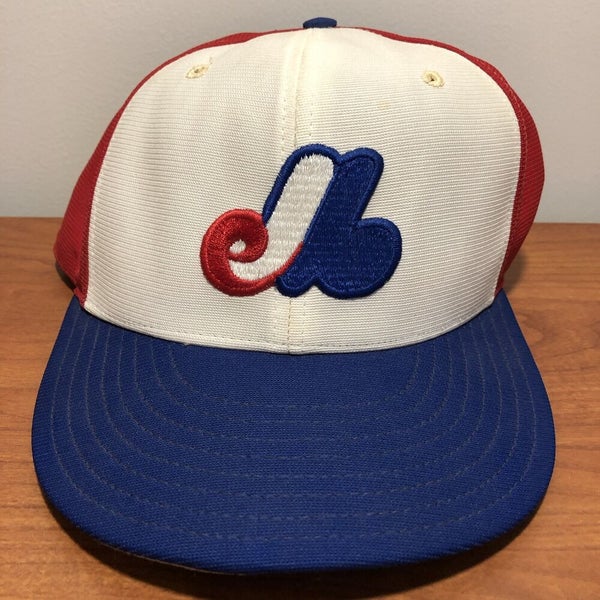 Montreal Expos Hat Baseball Cap Fitted 7 3/8 New Era Vintage 80s MLB ...