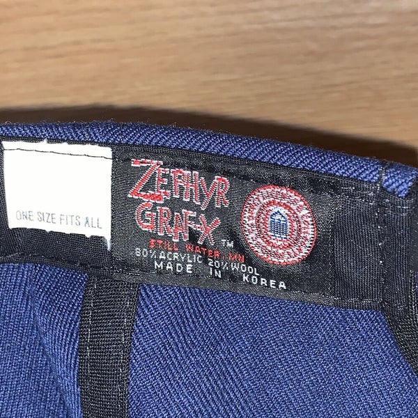 Vtg 90s UConn Huskies Rare Zephyr Snapback Hat NCAA Embroidered NEW 20% ...