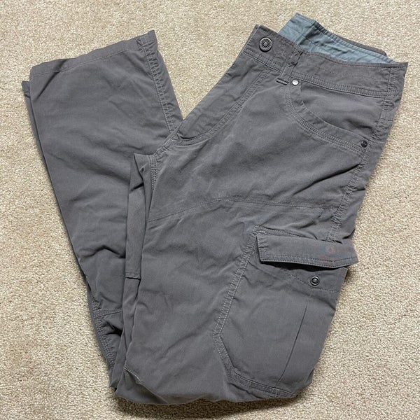 KUHL Pants Men Adult Gray 30 32 Cargo Basic Outdoor Hike Active Cargo ...