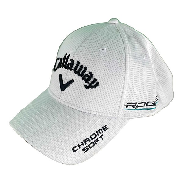 CALLAWAY 2018 ROGUE/CS BRIM TOUR LOGO (BYRD) FITTED CAP NAVY LARGE NEW ...