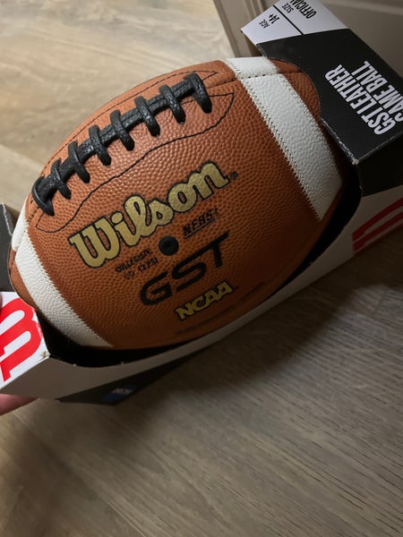 BRAND NEW Wilson GST Leather high school /college size | SidelineSwap ...