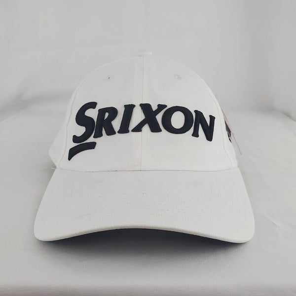 Srixon Polyester Golf Hat White Strapback Embroidered Stout Logo ...