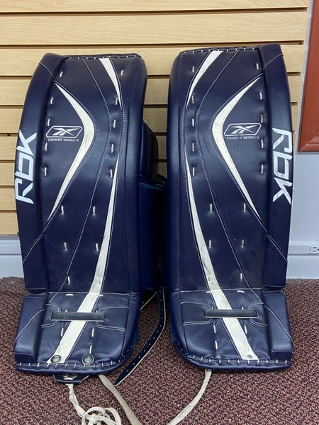 Used Senior Reebok Premier Series II 32" Goalie Pads | SidelineSwap | Buy and Sell on SidelineSwap