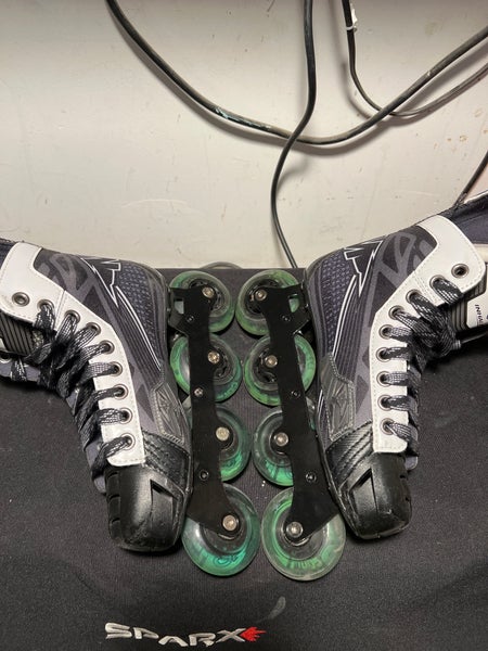 Used Mission Wide Width Size 4 Inhaler DS6 Hockey Skates | SidelineSwap ...