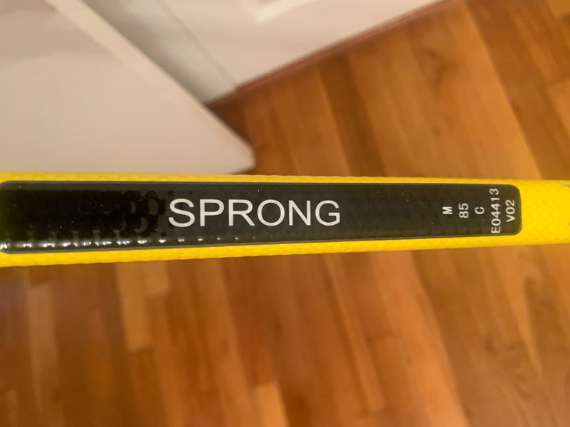 Brand New RH Pro Stock CCM Tacks 85 Flex D. Sprong Hockey Stick ...