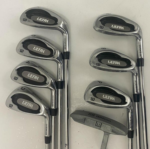 Wilson Ultra Oversize MRH Golf Club Set (missing 6 Iron) Men's Flex ...