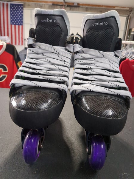 New Senior Verbero Vortex V1 Inline Hockey Goalie Skates Regular Width ...