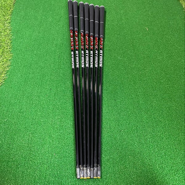 Fujikura Atmos Graphite Regular Flex 4-PW Golf Club Shafts 0.370 ...