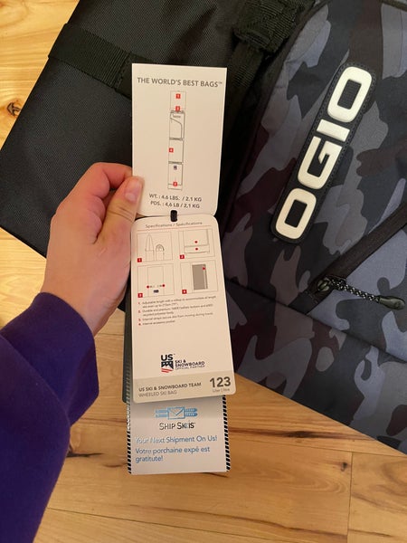 New 2022 Official US Ski Team Ogio Wheeled Ski Bag | SidelineSwap | Buy ...