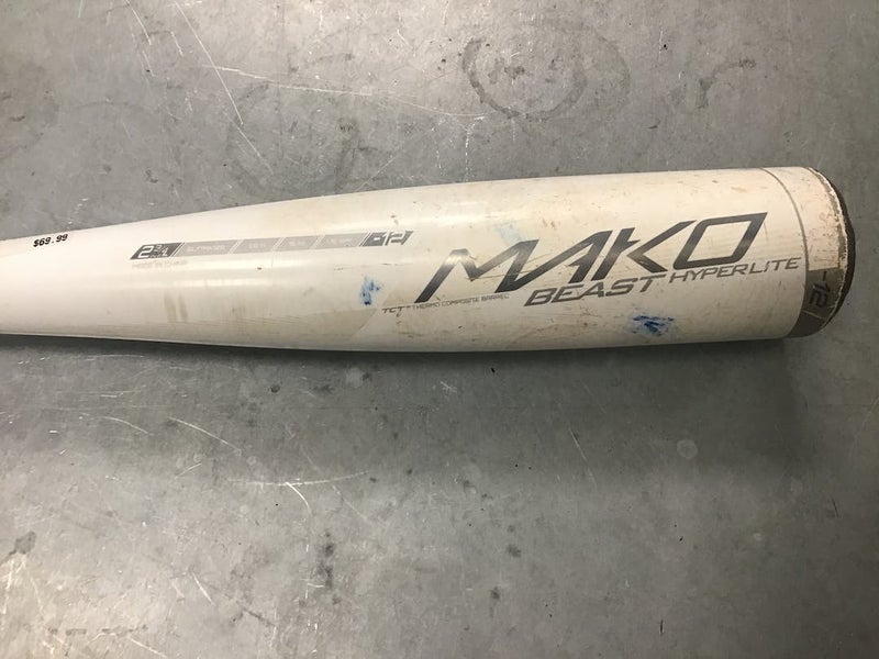 Used Easton Mako Beast Hyperlite 28" -12 Drop Usssa 2 3 4 Barrel Bats ...