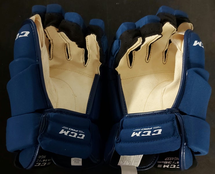 New CCM Blue Gloves 14" Pro Stock (VAN) | SidelineSwap | Buy and Sell ...