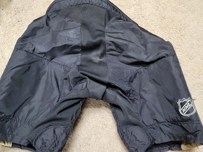 PITTSBURGH PENGUINS CCM Padded Pant Shells Bottoms Large Black Gold ...