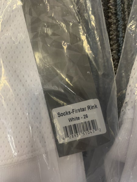 NEW WHITE LARGE JERSEY AND 26" SOCK BUNDLE | SidelineSwap | Buy and ...