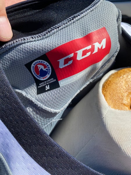 San Antonio Rampage / Blues Pro Stock GREY Game Worn Jersey #10 FLYNN ...