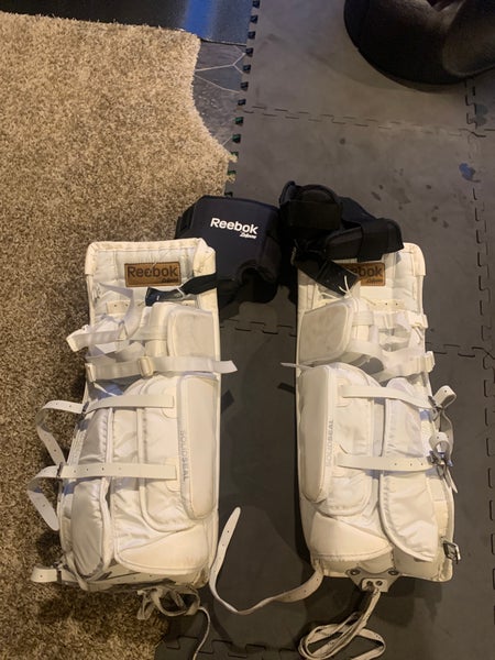 New 26" Reebok Lefevre Goalie Leg Pads | SidelineSwap | Buy and Sell on ...
