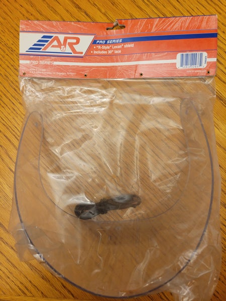 New Senior "R-Style" Lexan Shield Goalie Throat Shield Dangler ...