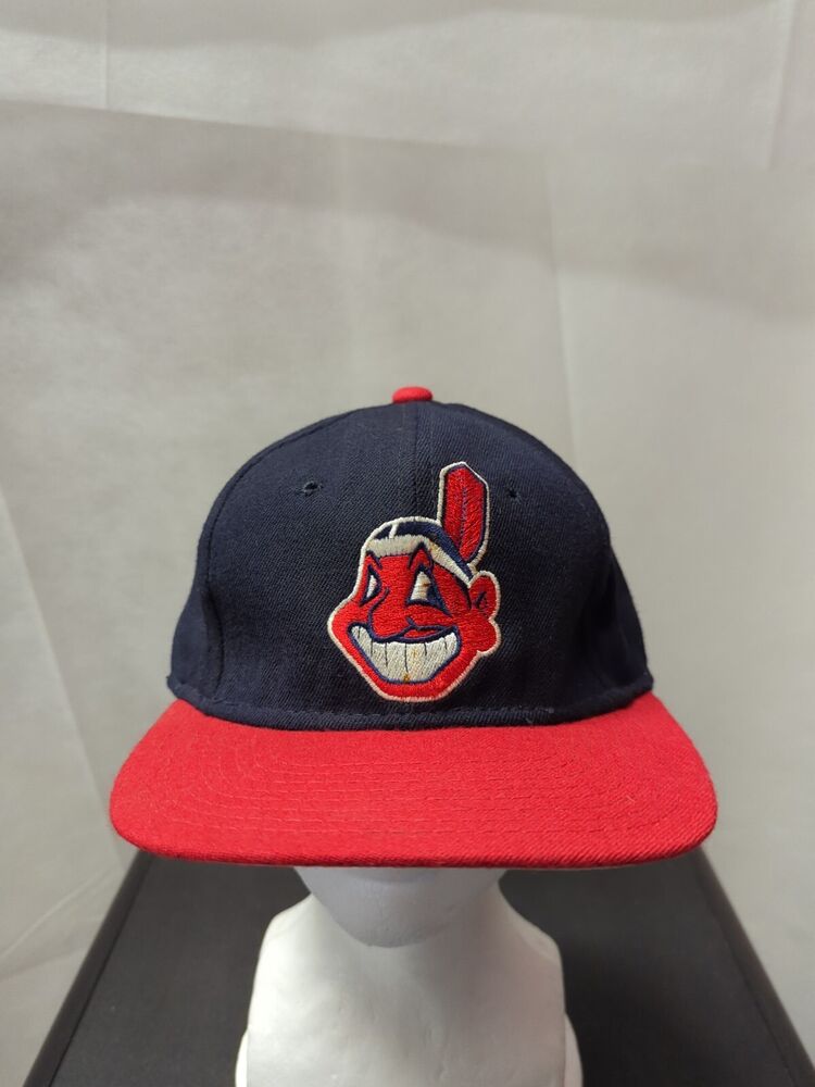 Vintage Cleveland Indians Chief Wahoo Sports Specialties Fitted Hat 6 7 ...