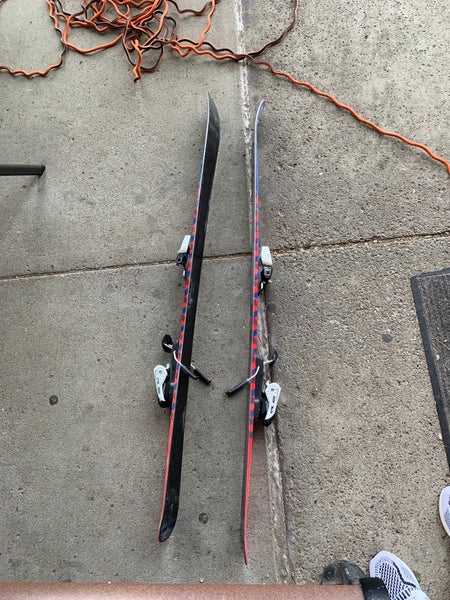 Used Kid's Defiance Puzzle 130cm Mountain & Carving Skis With Tyrolia ...