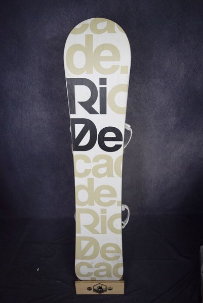 RIDE DECADE SNOWBOARD SIZE 151 CM WITH NEW CHANRICH LARGE BINDINGS ...