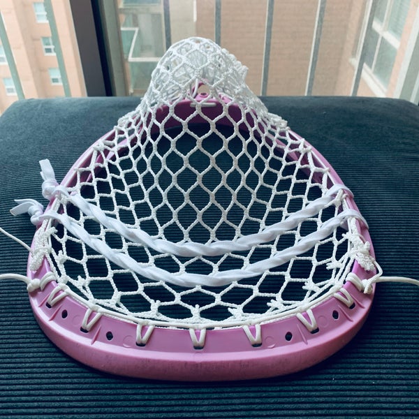 Factory Pink STX Eclipse w/ 12D The Mesh Dynasty - Goalie Head | SidelineSwap | Buy and Sell on ...