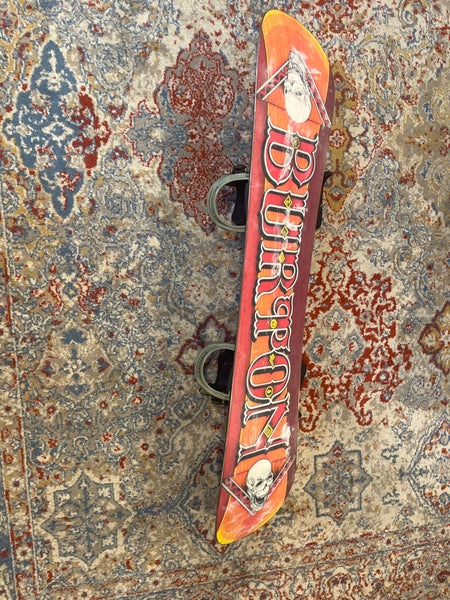 Burton white collection snowboard with bindings | SidelineSwap | Buy ...