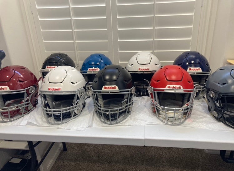 SPEEDFLEX AND F7 FOOTBALL HELMETS FOR SALE.. Riddell Schutt speed flex ...