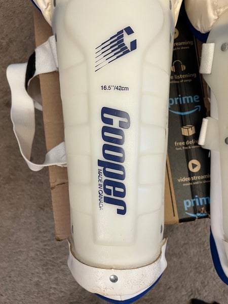 Used Cooper DG62L SuperPro 16.5" Hockey Shin Guards | SidelineSwap ...