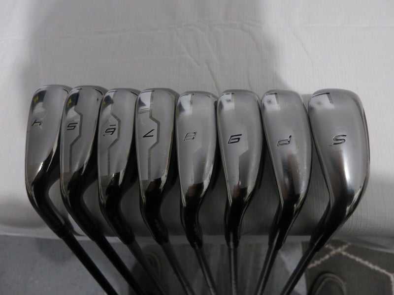 TaylorMade RocketBallz Max Iron Set - 4-PW, SW- Stiff Flex Graphite ...