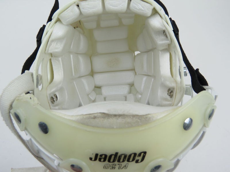 Vintage Cooper SK 600 White Ice Hockey Helmet & VL50 Cage Face Mask ...