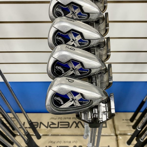 Used Callaway X-18 Pro Series Men's Right Iron Set 3i-pw Regular Flex ...